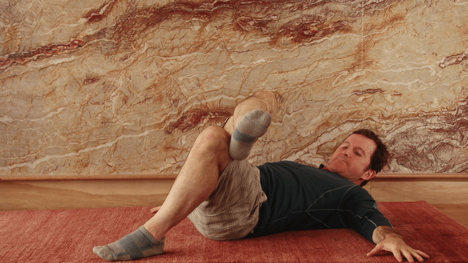Lower Body - Outer Frontside - Wide Bent Leg Push In (lying) - Luther Bryan